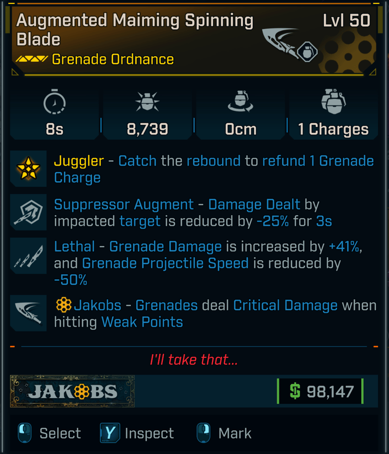 Borderlands 4 How to Unlock the Legendary Spinning Blade Grenade